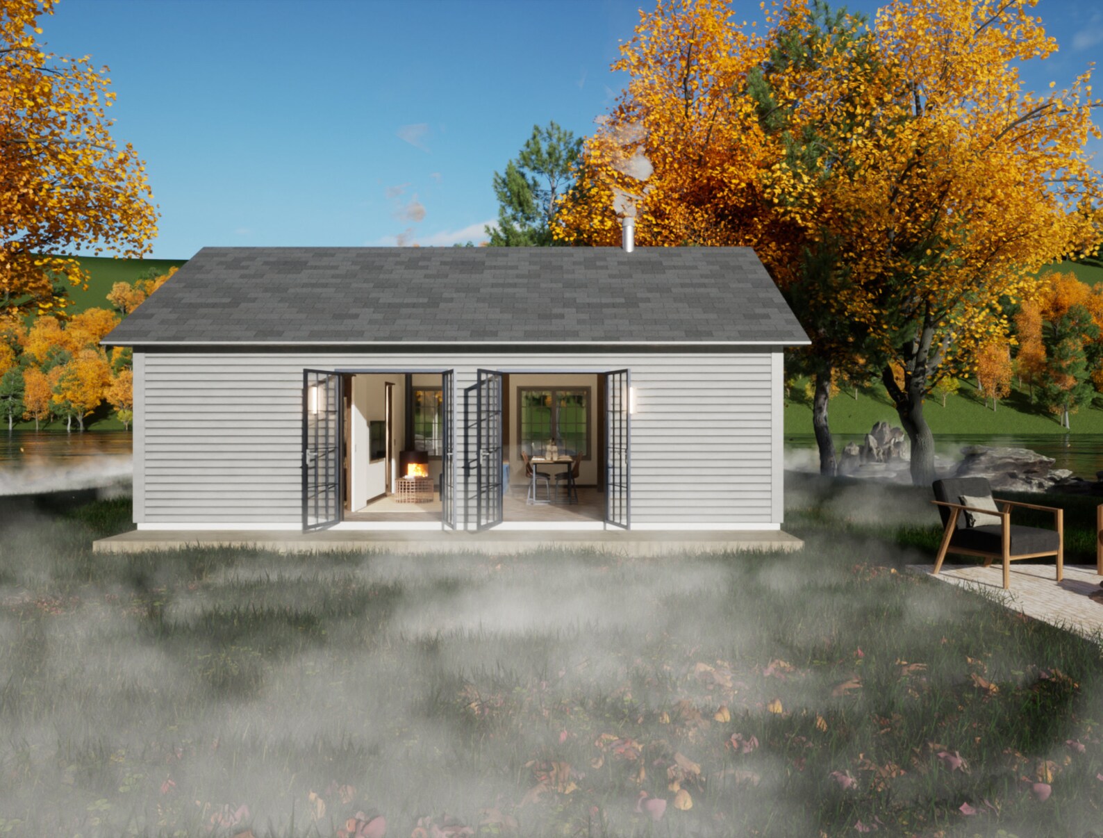 House Plans 30' X 18' 540 Sq.ft. 1 Bedroom Tiny House - Etsy