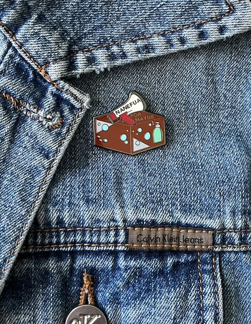 Nanefua for Mayor Pin Steven Universe Inspired Hard Enamel Pin - Etsy