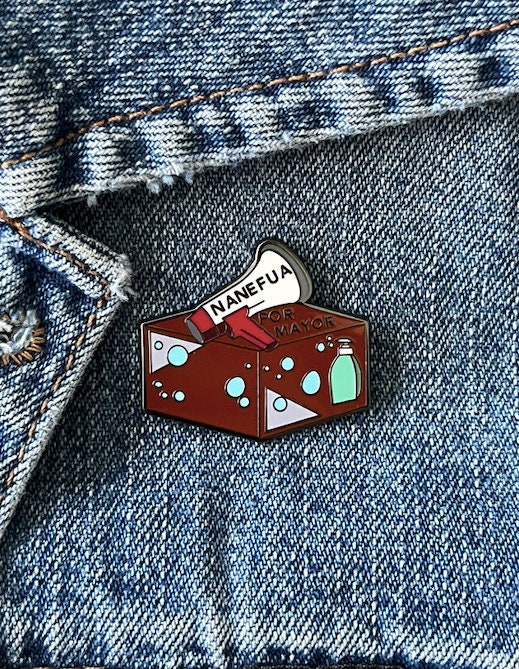 Nanefua for Mayor Pin Steven Universe Inspired Hard Enamel Pin - Etsy