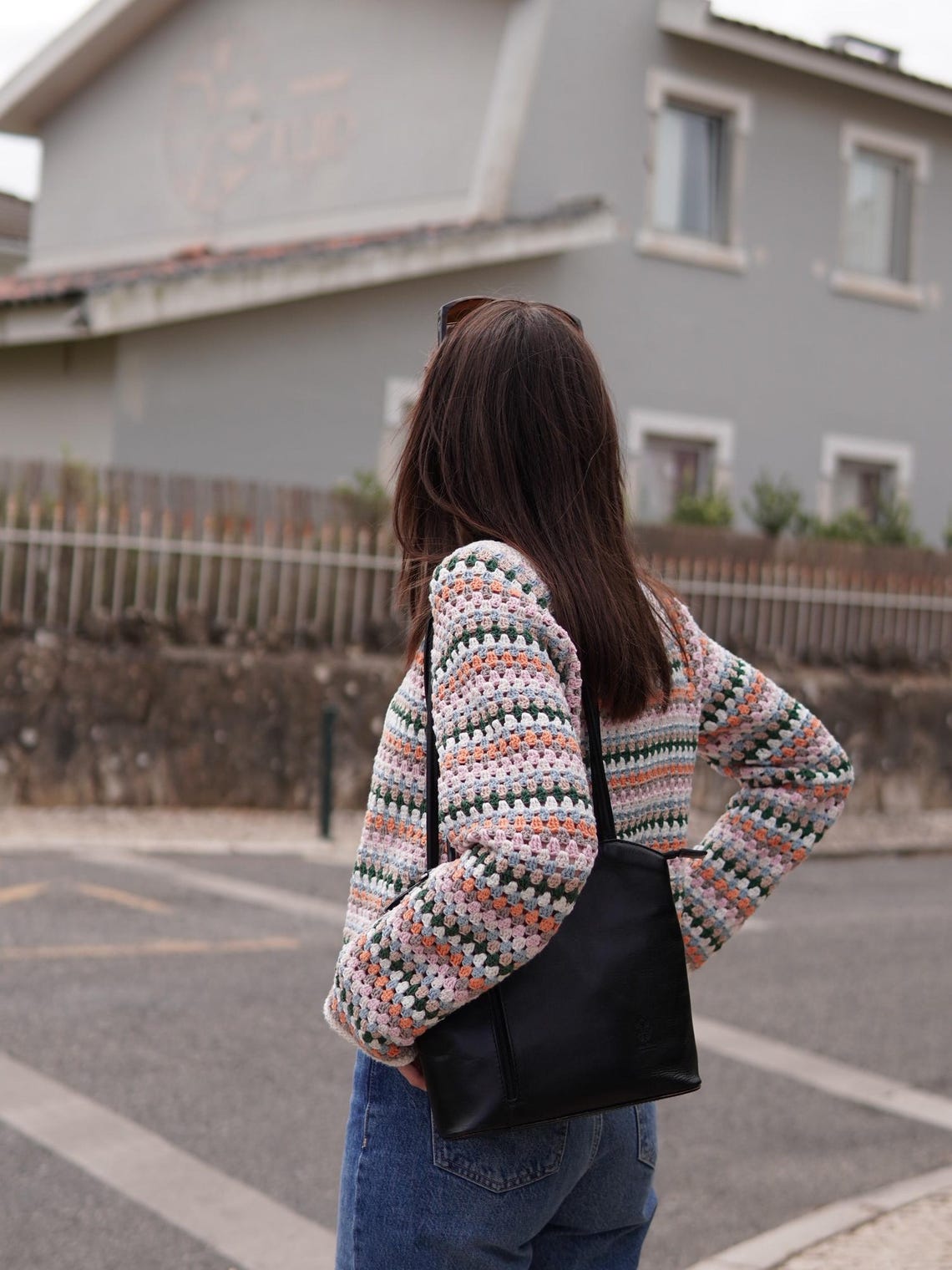 Crochet Granny Square Cardigan Pattern: Easy Raglan Design (PDF ...