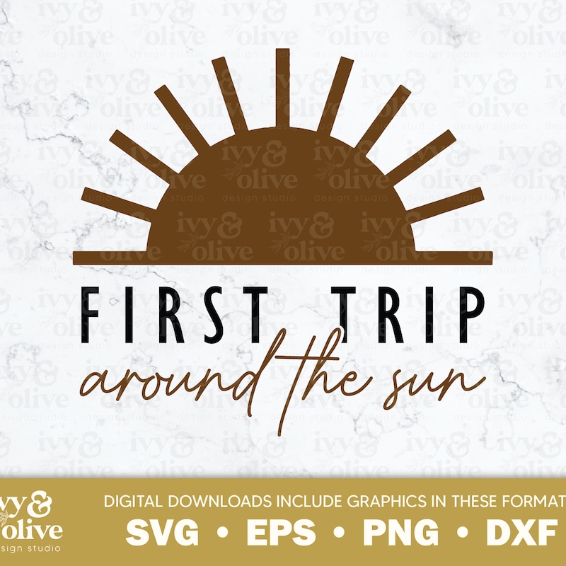 First Trip Around the Sun - Etsy