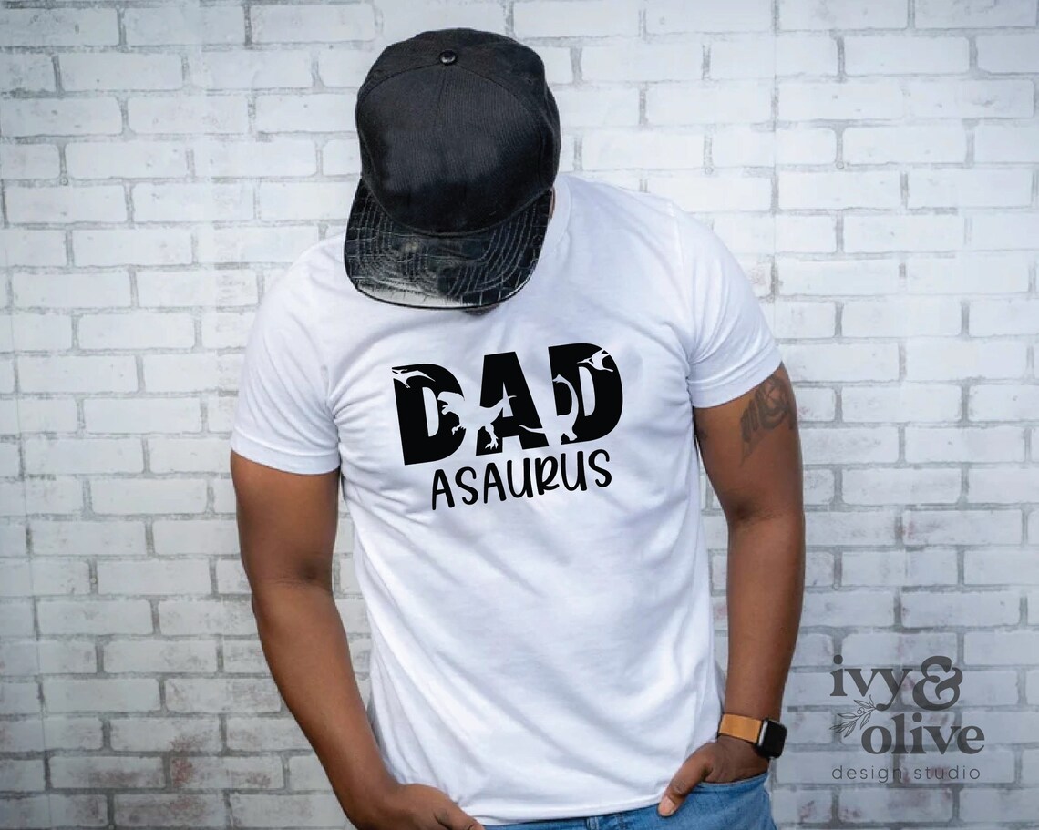 Dad A Saurus Dinosaur 104 Digital File Download SVG EPS - Etsy