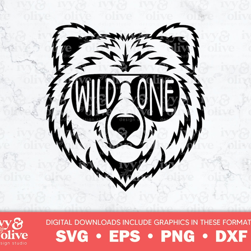 Wild One Bear - Etsy