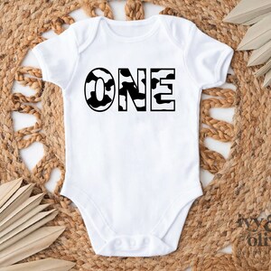 One Cow Print First Birthday | 119 | Digital File Download | SVG EPS ...