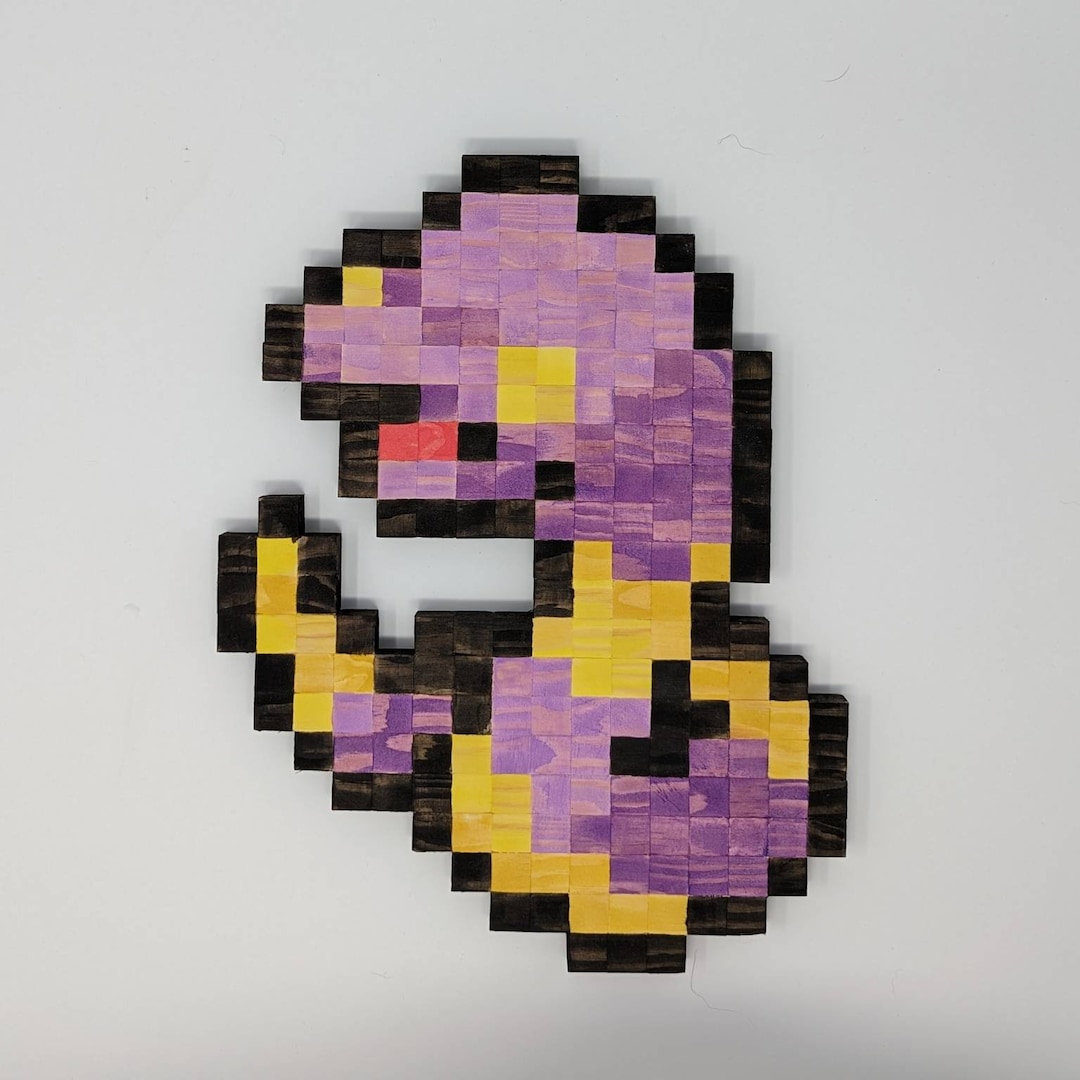 Wooden Pixel Pokémon Ekans - Etsy