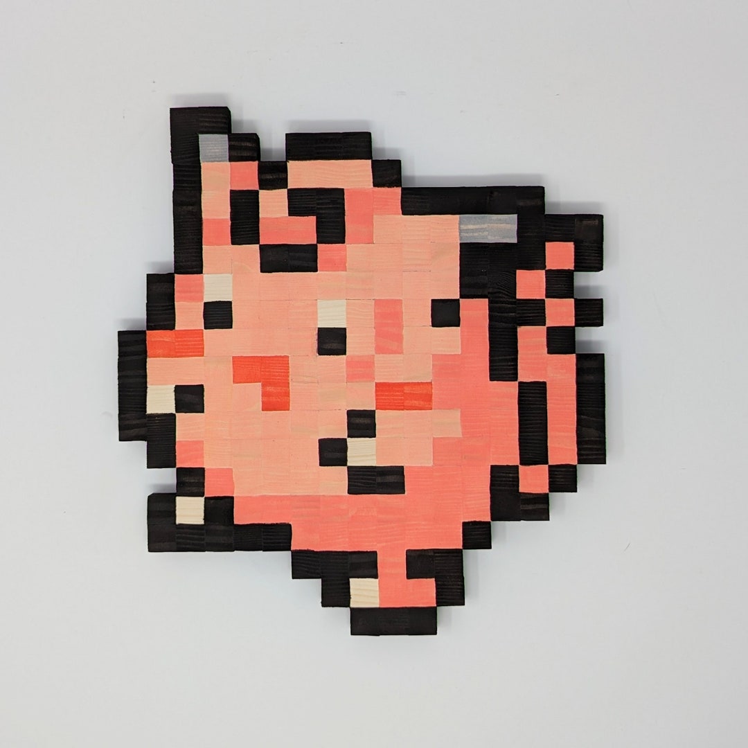 Wooden Pixel Pokémon 035 - Clefairy - Etsy