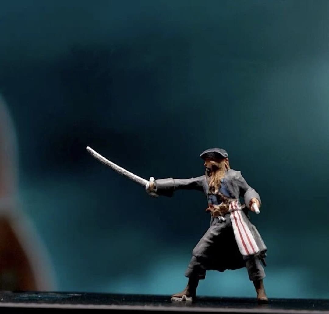Modellerart/handsome Pirate Captain/1:64 Miniature Model/macro Shooting ...