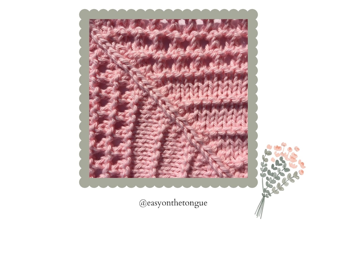 6 Mitred Square Knitting Patterns, Mitered Squares Patterns,knit Afghan ...