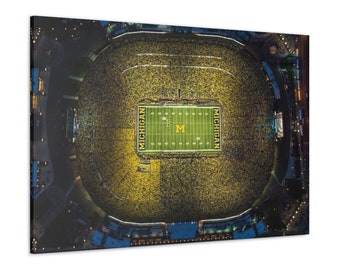 Michigan Wolverines Football Art - Etsy