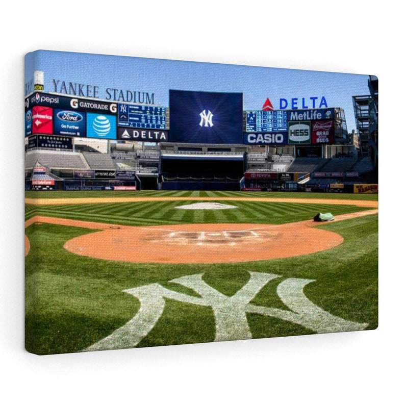 Yankee Stadium Home Plate Shot Canvas Ready to Hang Canvas - Etsy