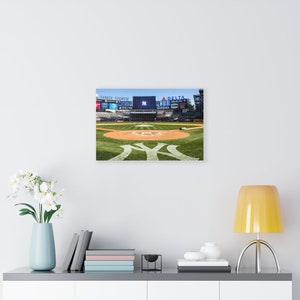 Yankee Stadium Home Plate Shot Canvas Ready to Hang Canvas - Etsy