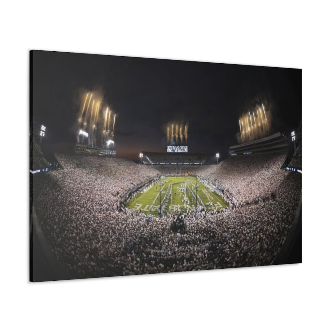 Penn State Football Wall Art, Football Gifts Ready to Hang Canvas ...