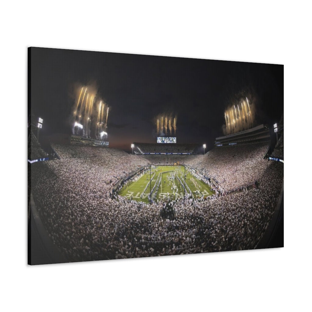 Penn State Football Wall Art, Football Gifts Ready to Hang Canvas ...