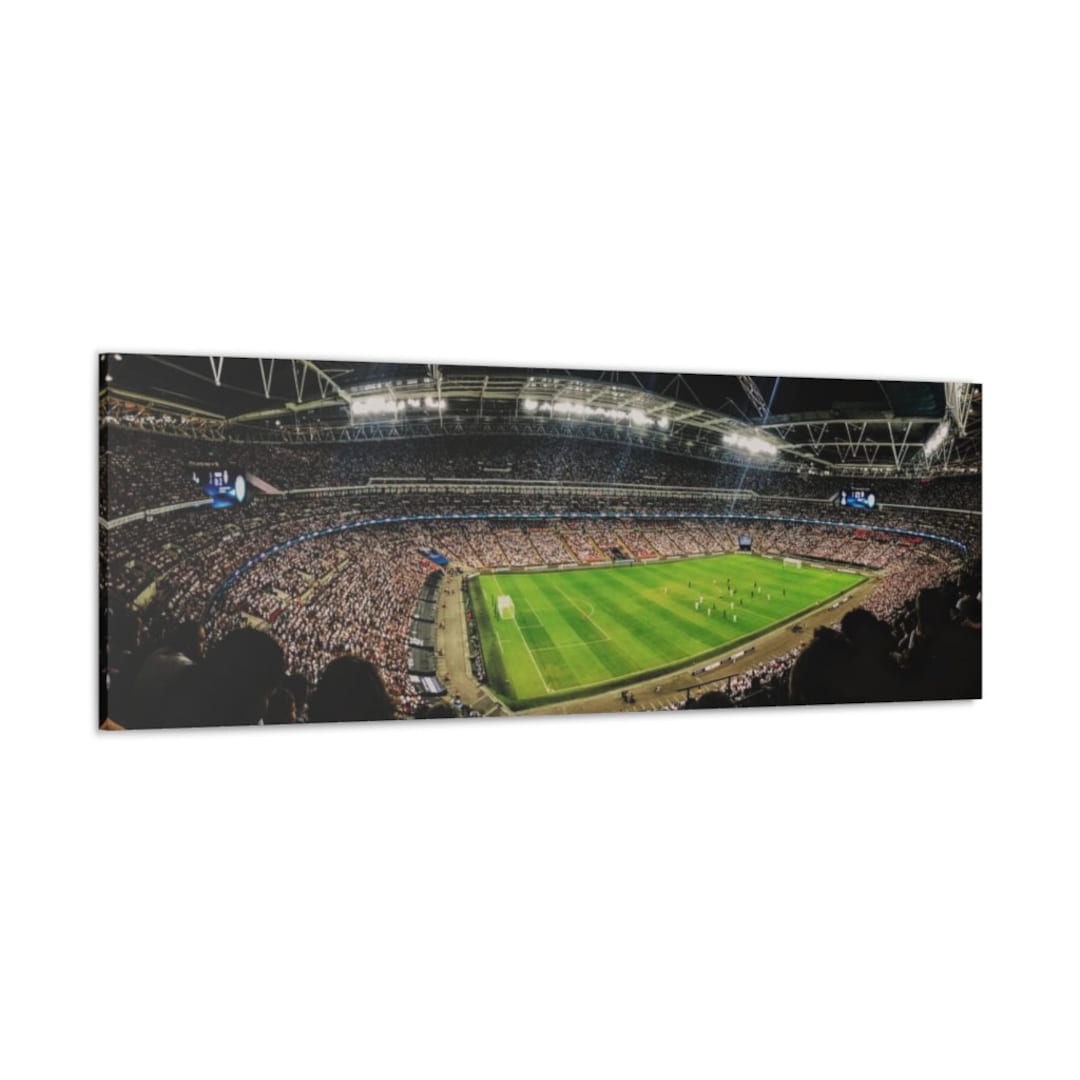 Wembley Stadium Canvas Gallery Wrap, Wembley Soccer Stadium, UK Soccer ...