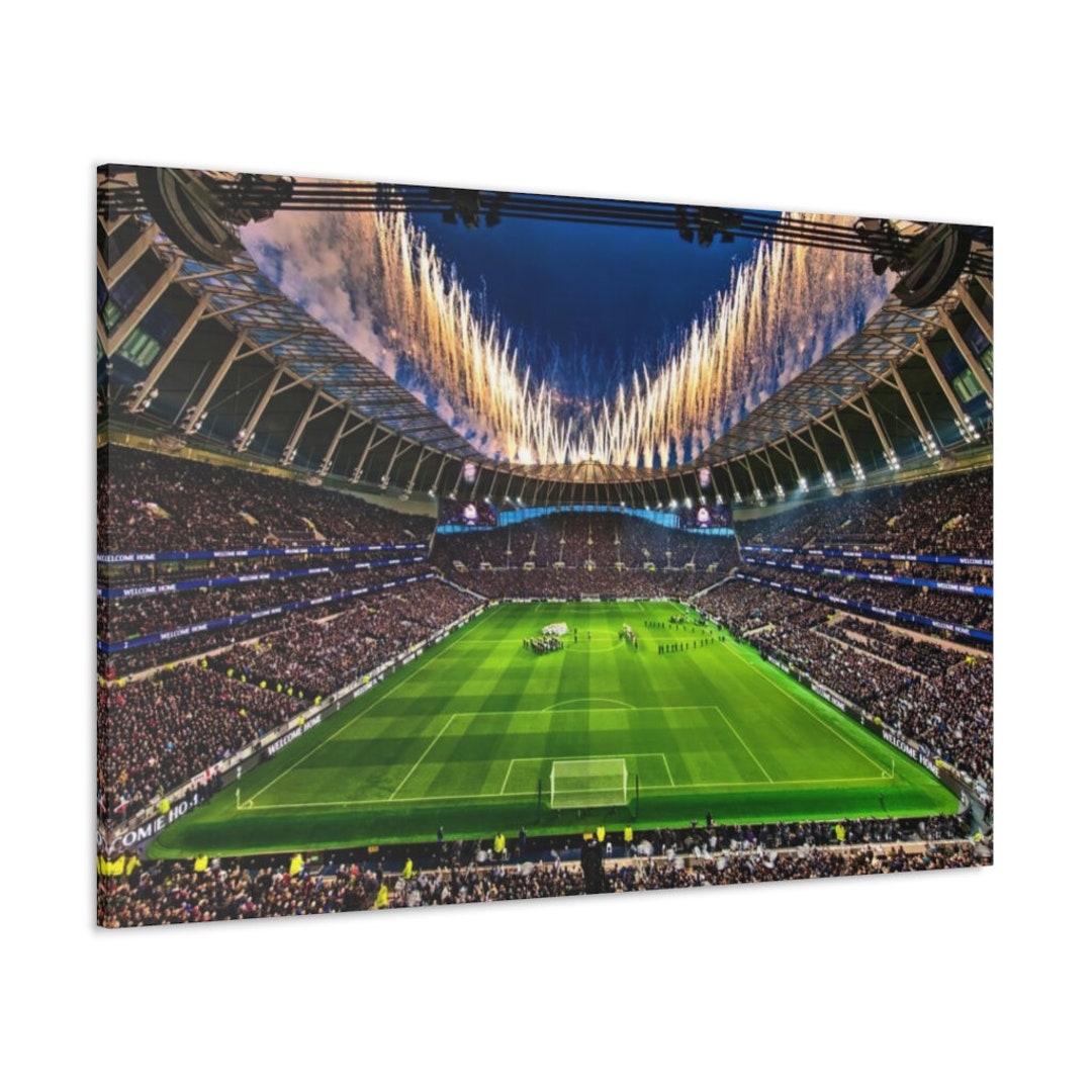 Tottenham Hotspur Stadium Canvas Gallery Wrap, Soccer Fan Gift ...