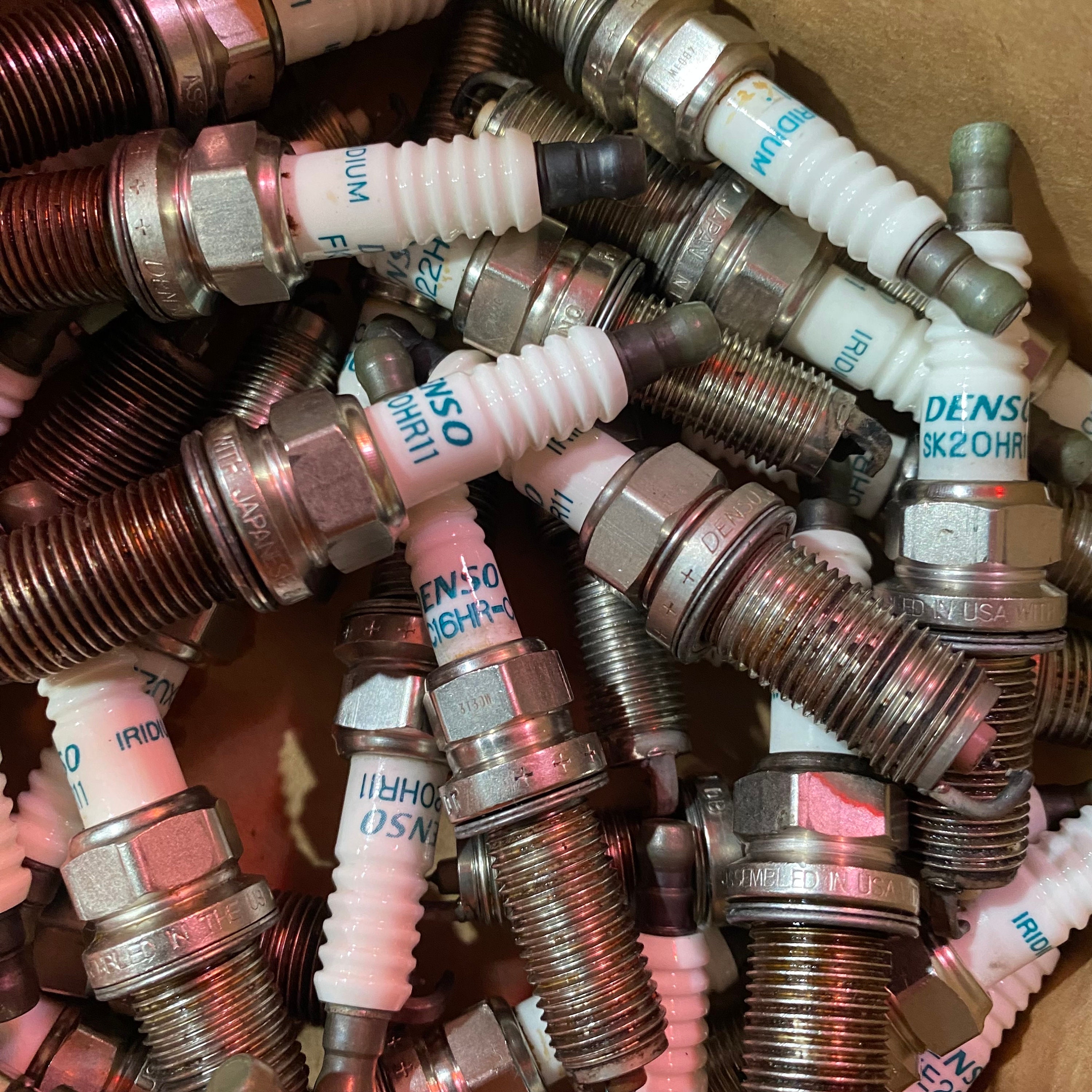 Used Spark Plugs for Art Projects, Rusty Spark Plugs, Assemblage Supply ...