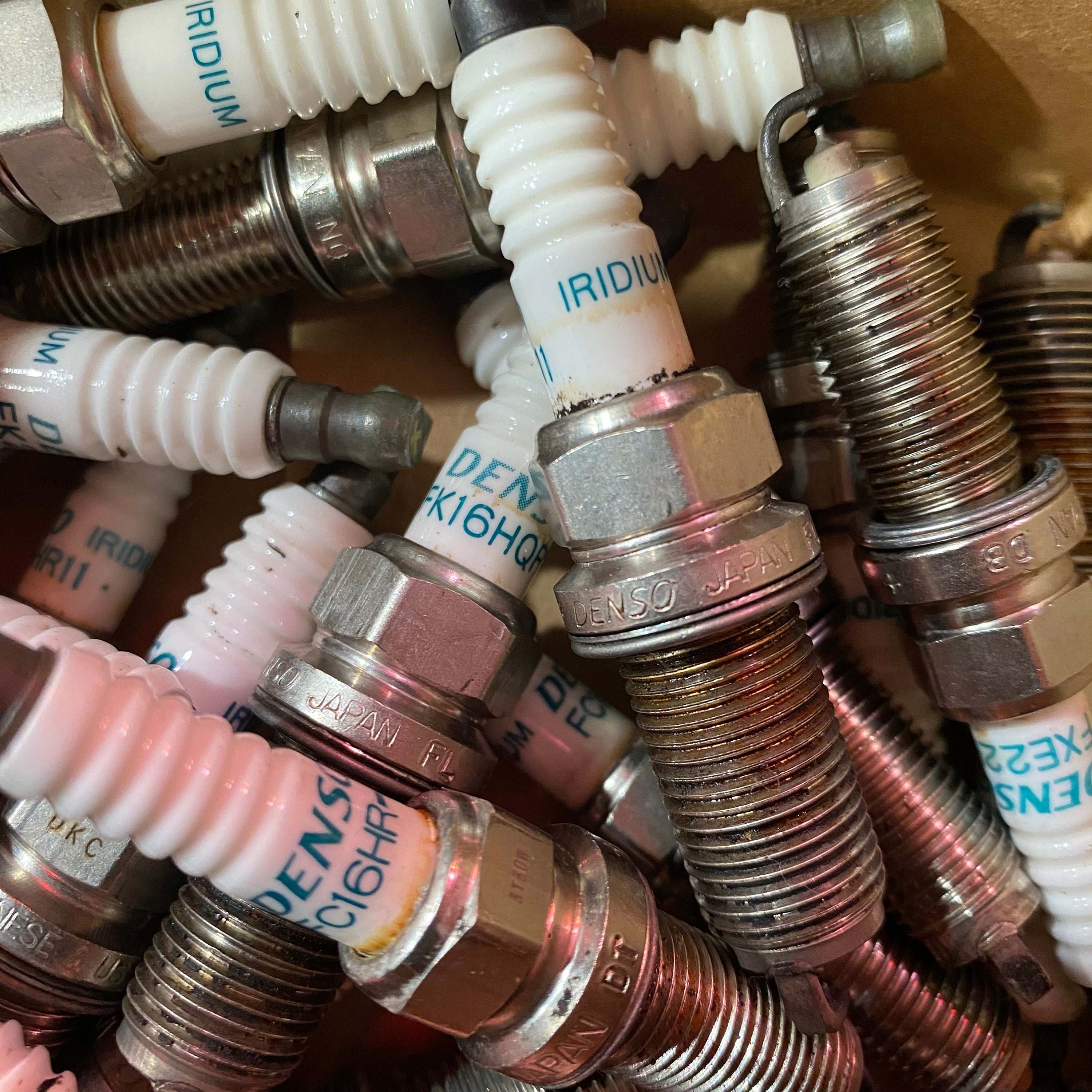 Used Spark Plugs for Art Projects, Rusty Spark Plugs, Assemblage Supply ...