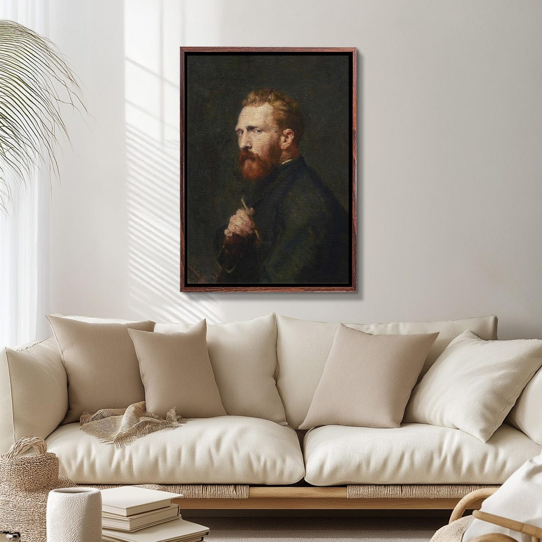 John Peter Russell - Portrait of Vincent Van Gogh, Portrait Canvas ...