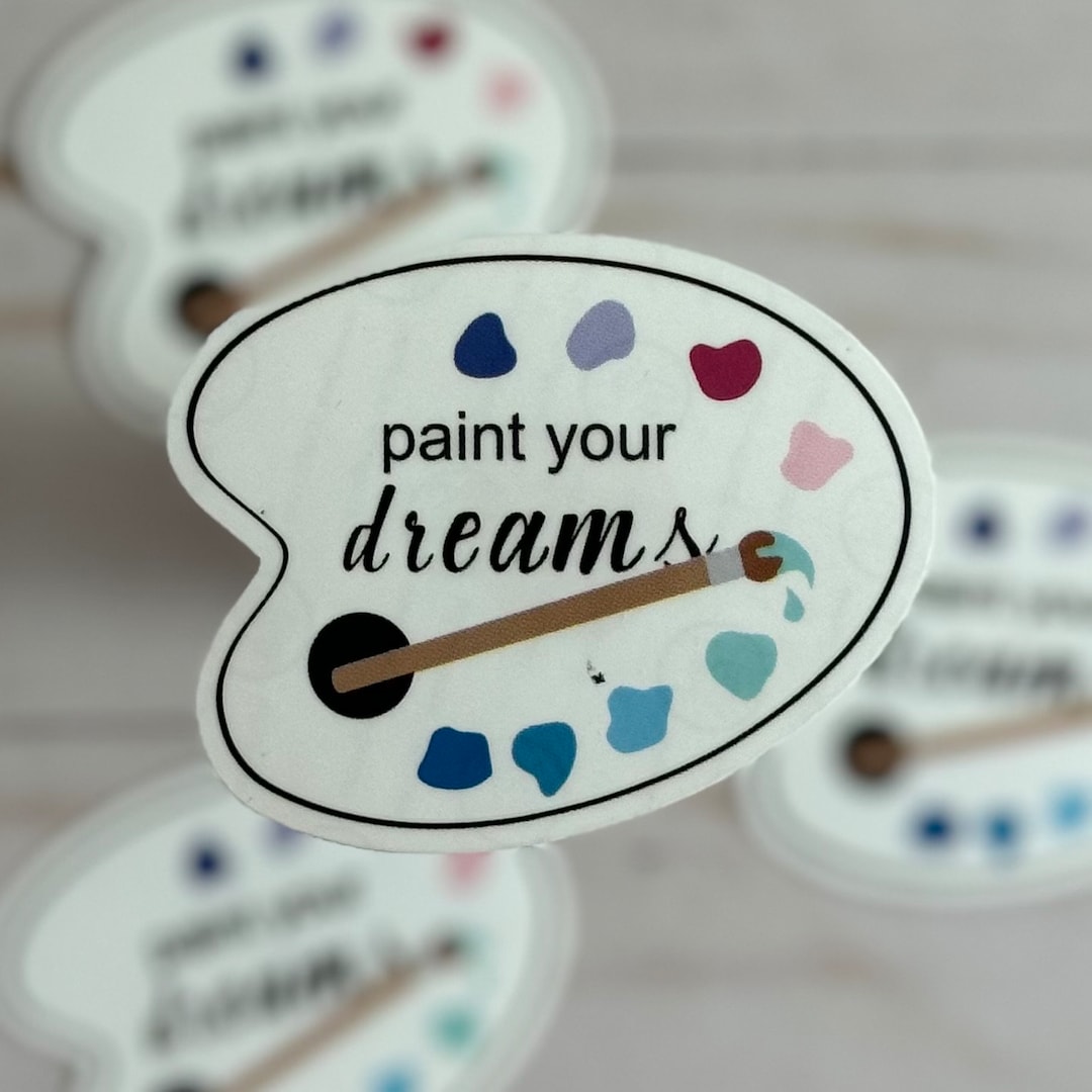 Paint Palette Sticker - Etsy