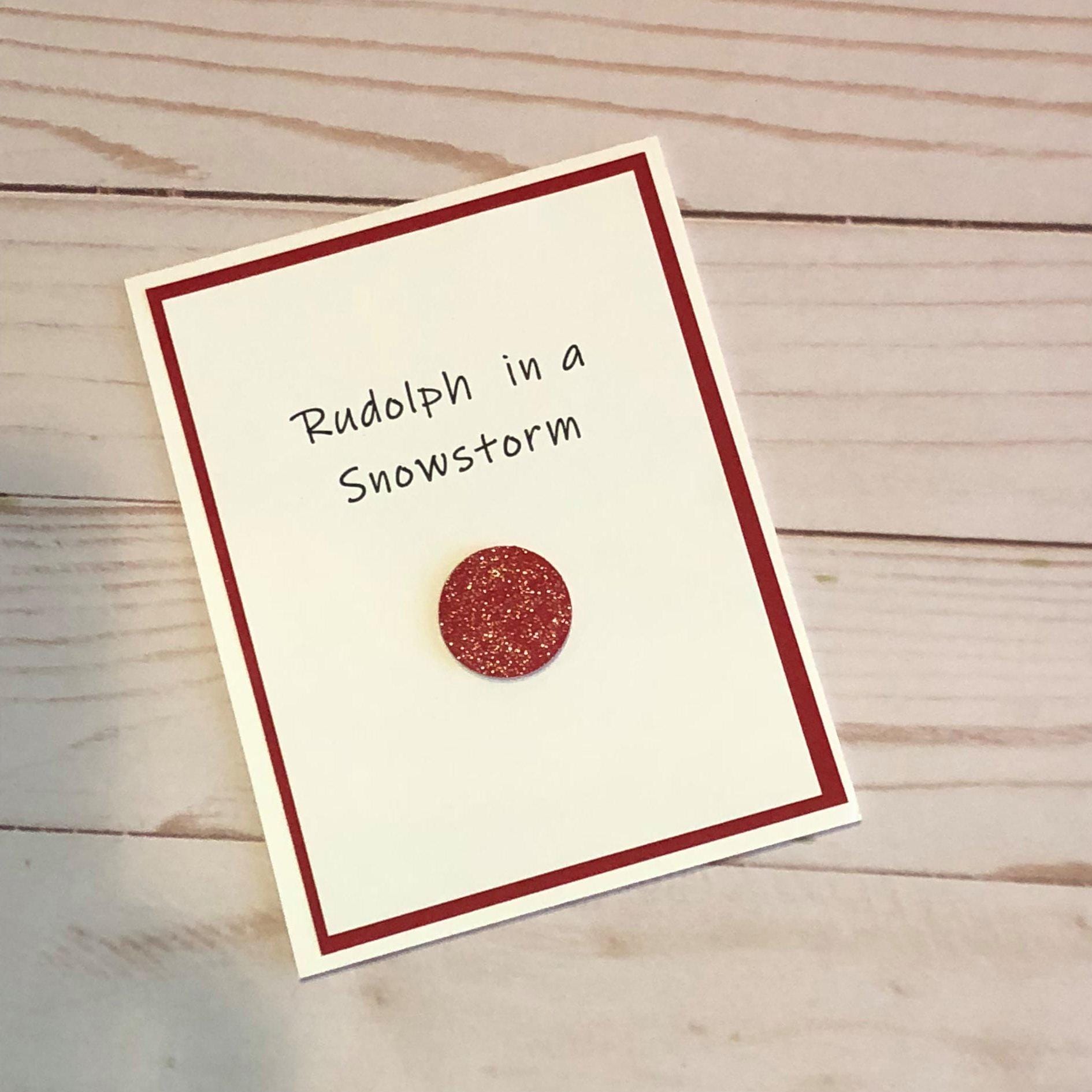 Rudolph the Red-nosed Reindeer Greeting Card - Etsy