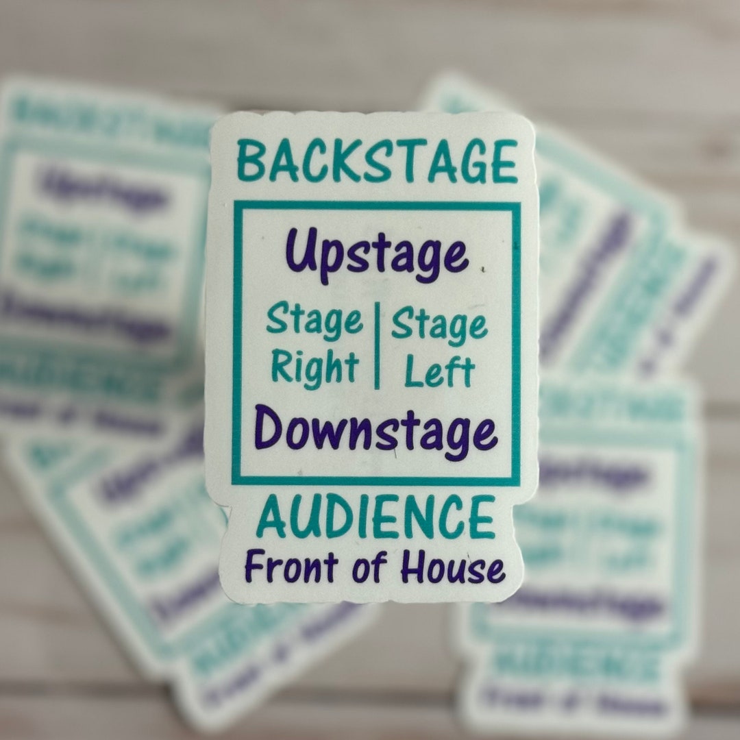 Stage Layout / Anatomy of a Stage Sticker - Etsy