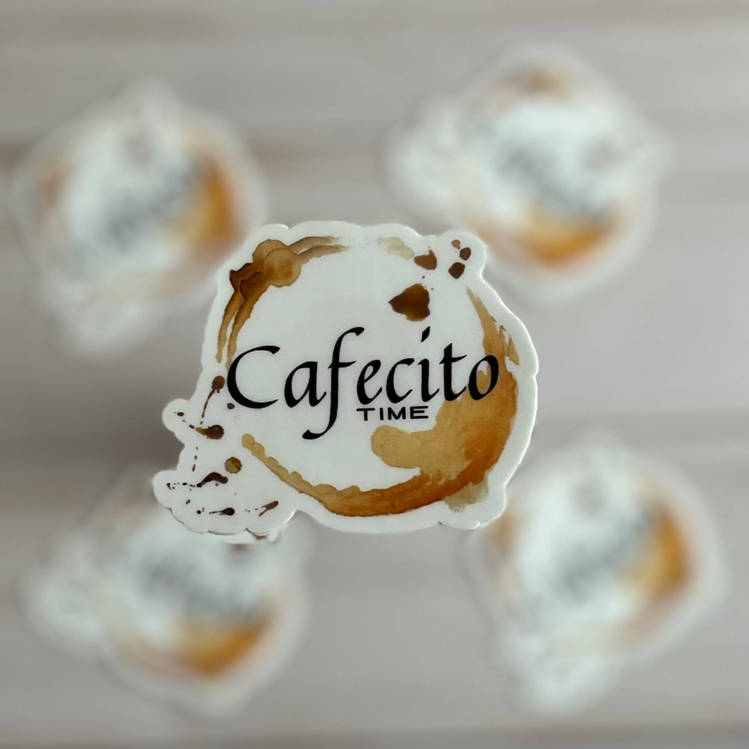 Cafecito Time Sticker - Etsy