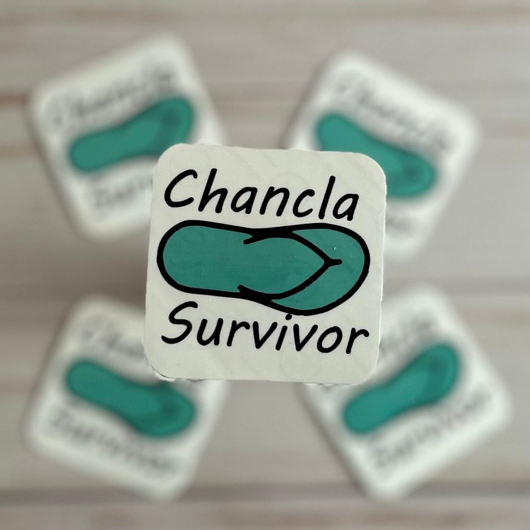 Chancla Survivor Sticker - Etsy