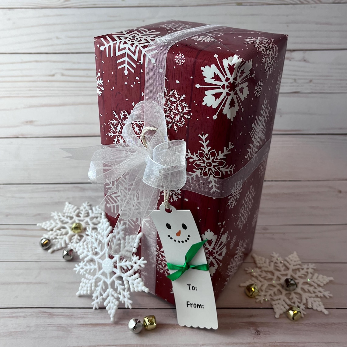 6 Snowman Gift Tags, Christmas Gift Tags, Holiday Gift Tags, Snowman ...