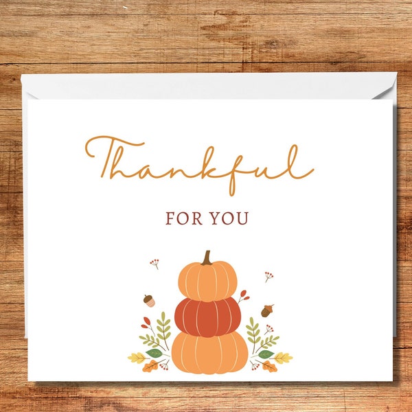 Thankful Card - Etsy