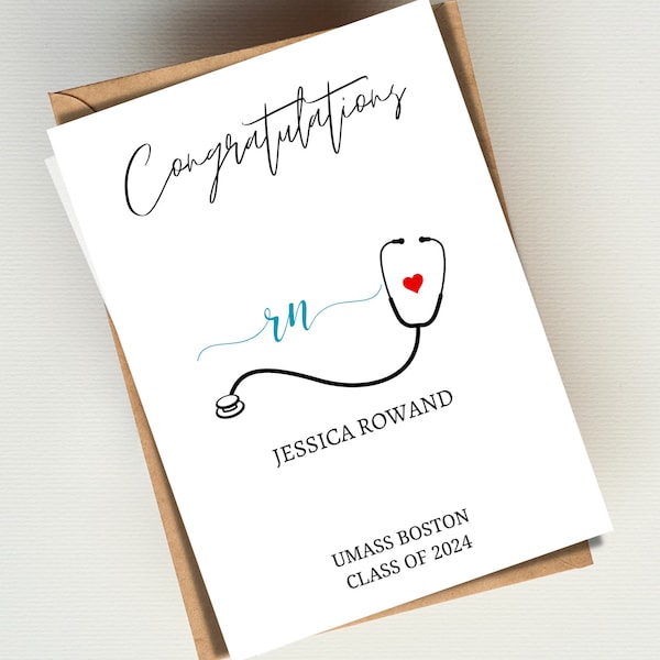 Graduation Cards for Nursing School - Etsy
