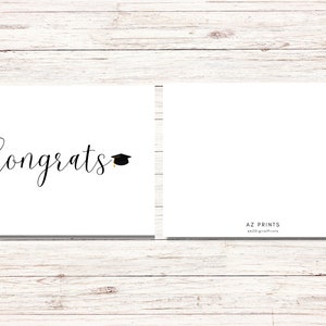 Congrats Graduation Card, Graduation Card, Congratulations Card ...