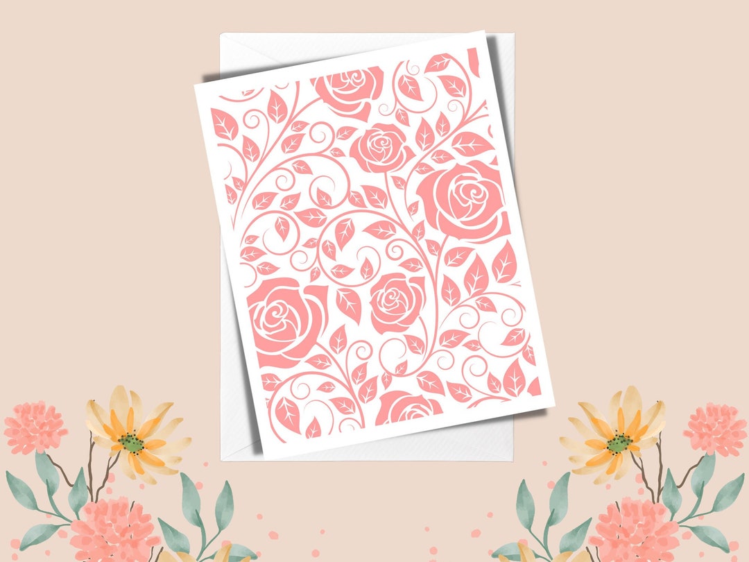 Rose Multi-color Greeting Cards Set, Set of 12, Greeting Card Pack ...