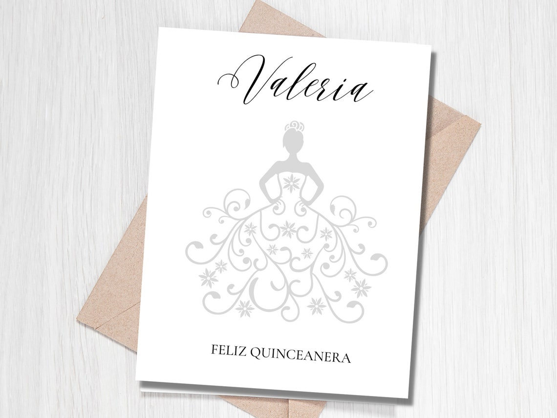 Quinceanera Card Quinceanera Birthday Card 15th Birthday - Etsy