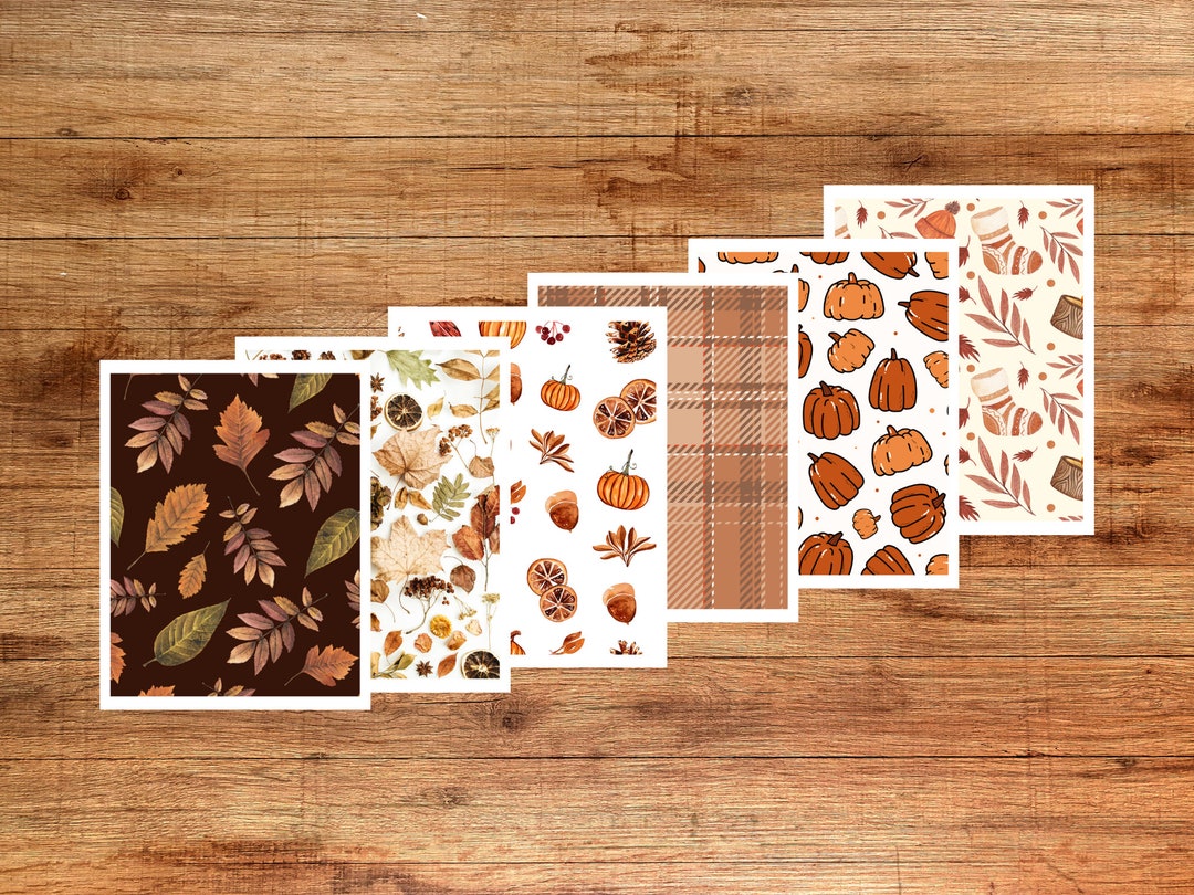 Fall Note Cards, Pumpkin Note Cards, Leaves Note Cards, Thanksgiving ...