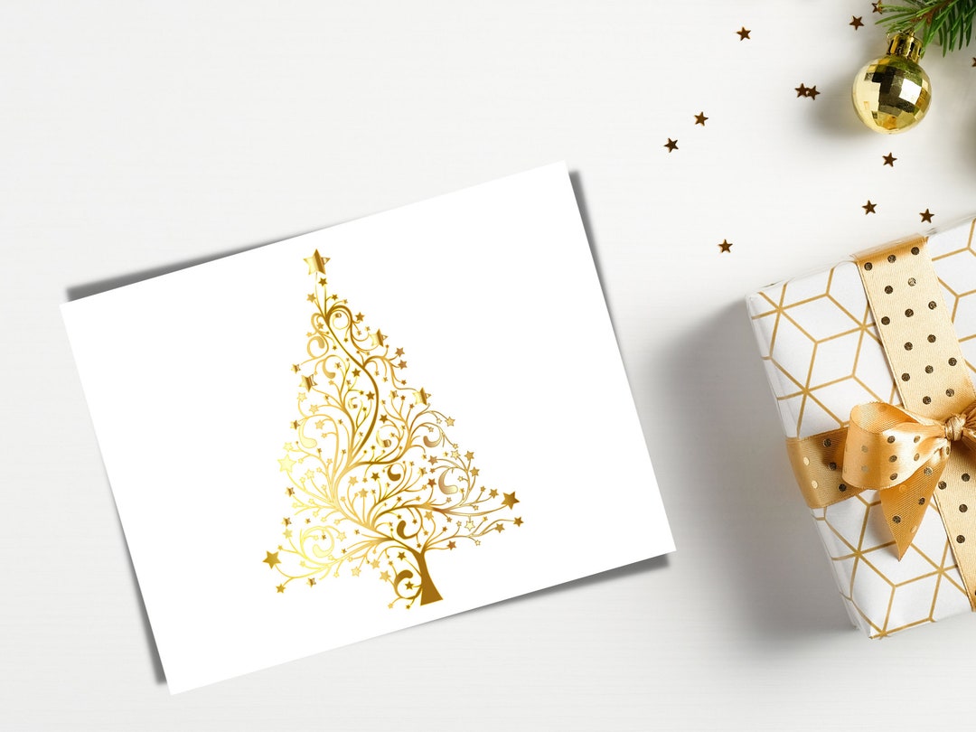 Christmas Greeting Card, Holiday Greeting Card Set, Holiday Notecard ...