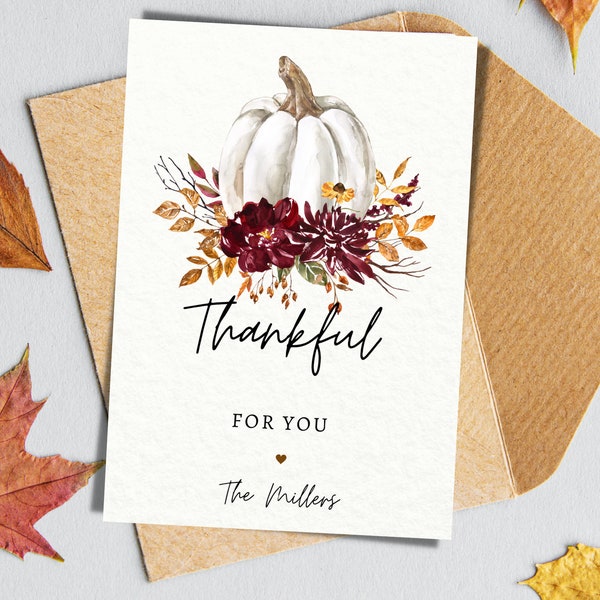 Thanksgiving Cards - Etsy