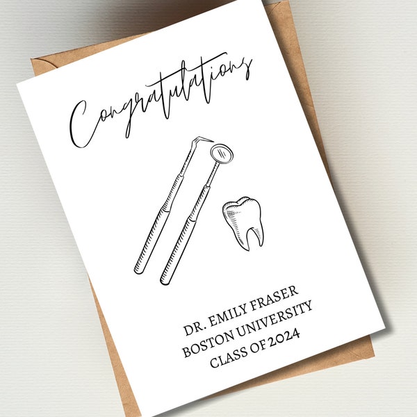 Dental Graduation Cards - Etsy