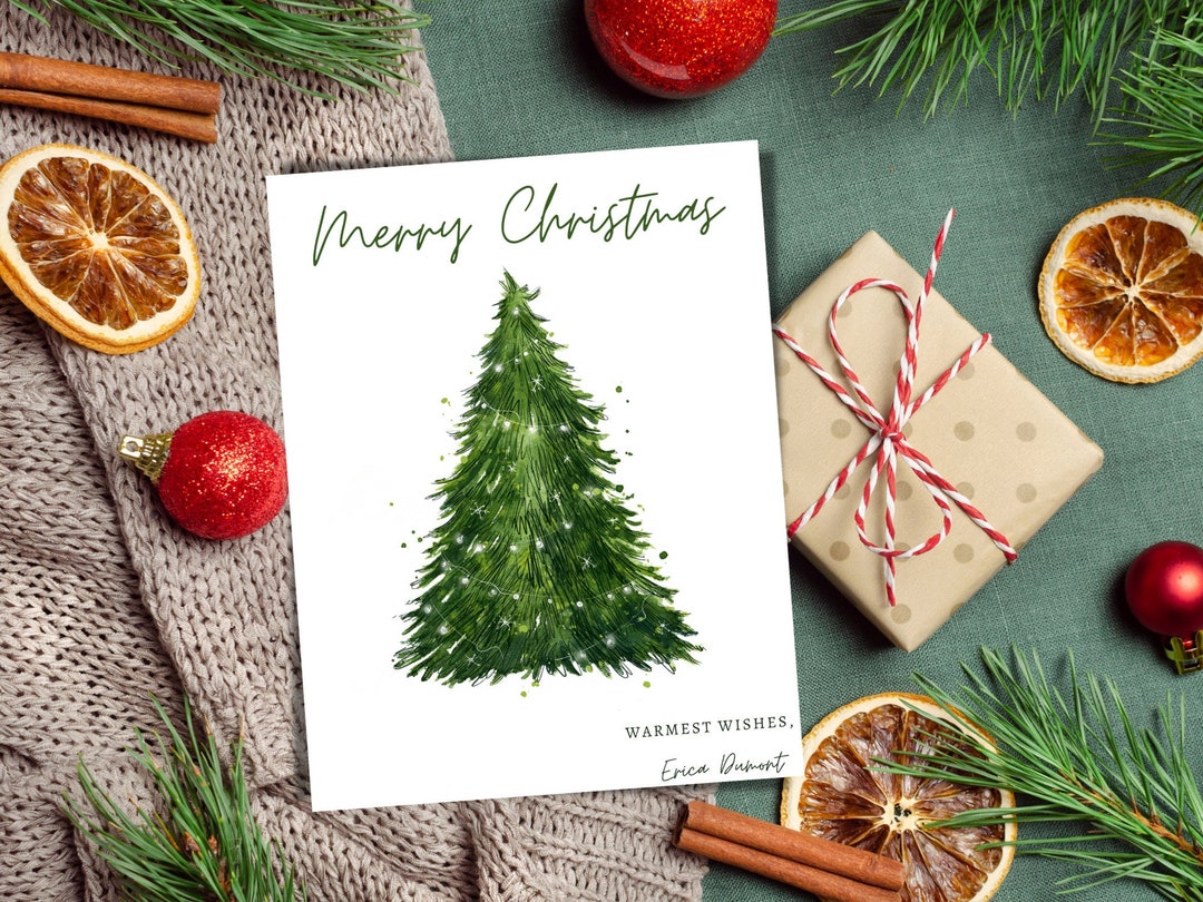 Personalized Christmas Notecards, Custom Christmas Notecards, Christmas ...