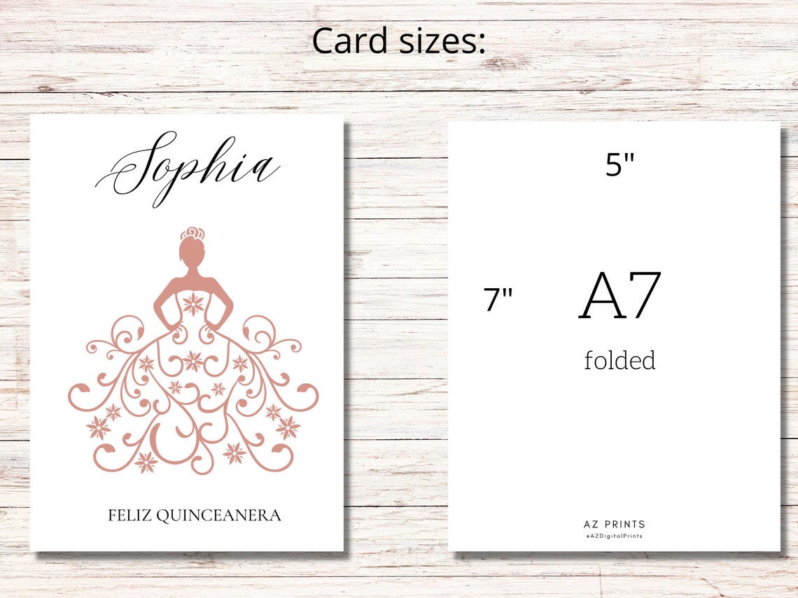 Quinceanera Card Quinceanera Birthday Card 15th Birthday - Etsy