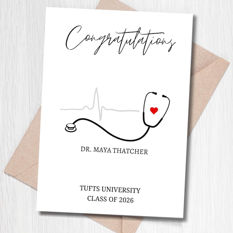 Medical School Graduation Card - Etsy