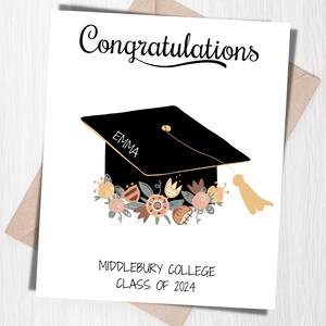Personalized Graduation Card 2024, Custom Graduation Card, Customizable ...