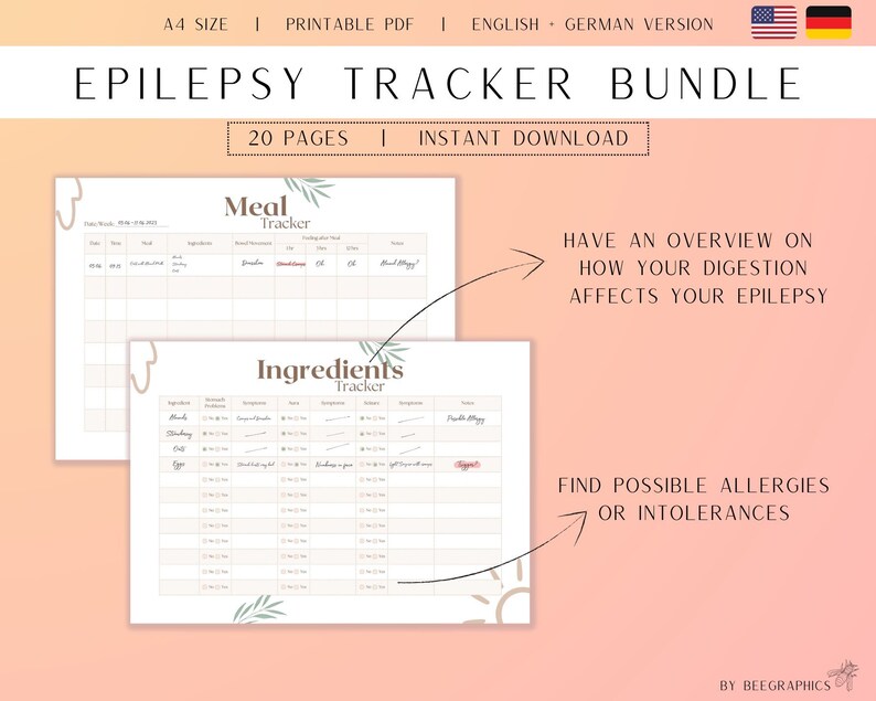 Epilepsy Tracker, Epilepsy Diary, Seizure Tracker, Seizure Diary ...