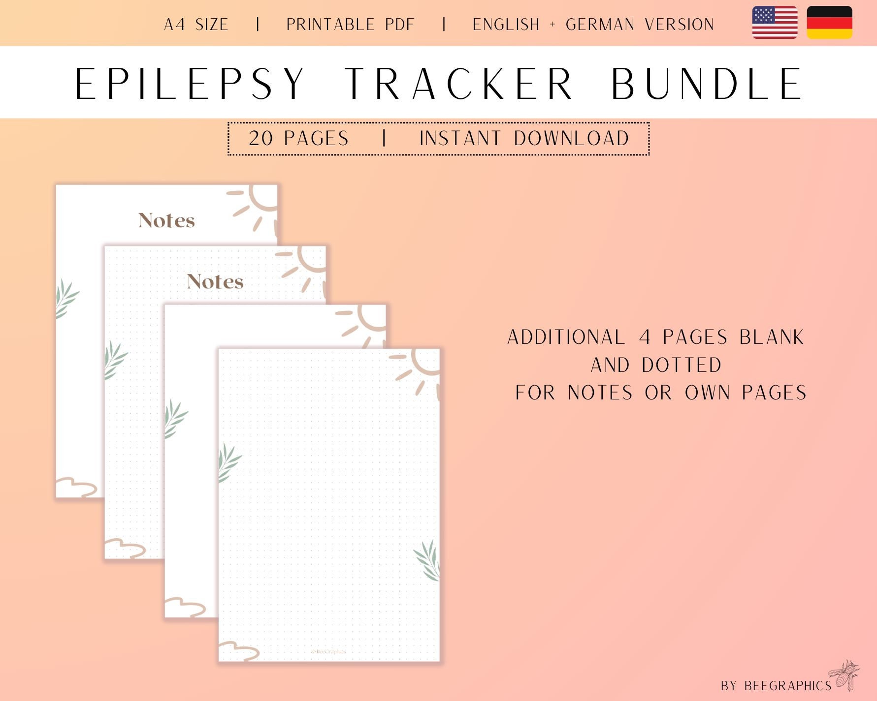 Epilepsy Tracker, Epilepsy Diary, Seizure Tracker, Seizure Diary ...