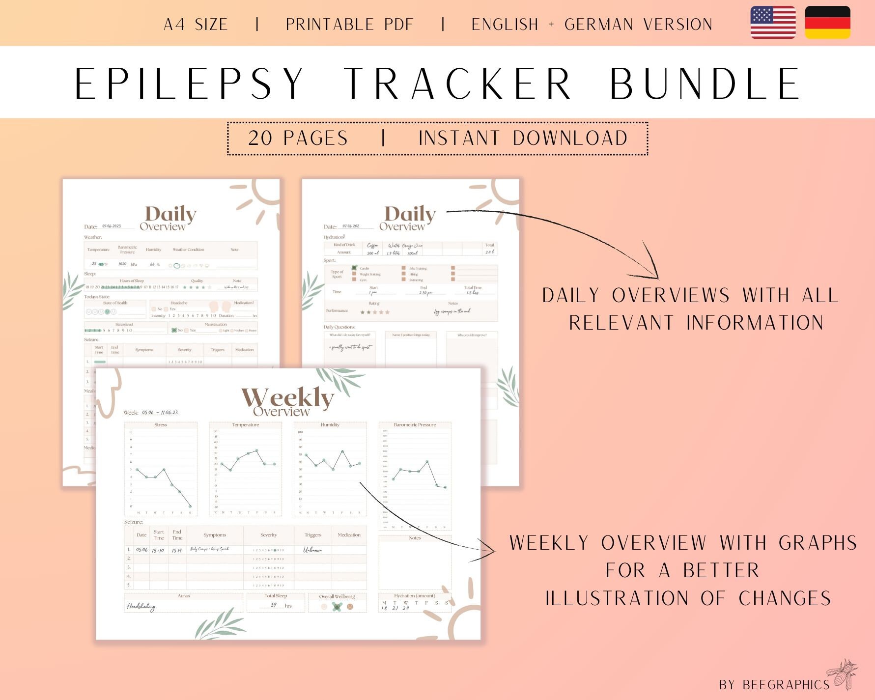 Epilepsy Tracker, Epilepsy Diary, Seizure Tracker, Seizure Diary ... Epilepsy Tracker, Epilepsy Diary, Seizure Tracker, Seizure Diary ...