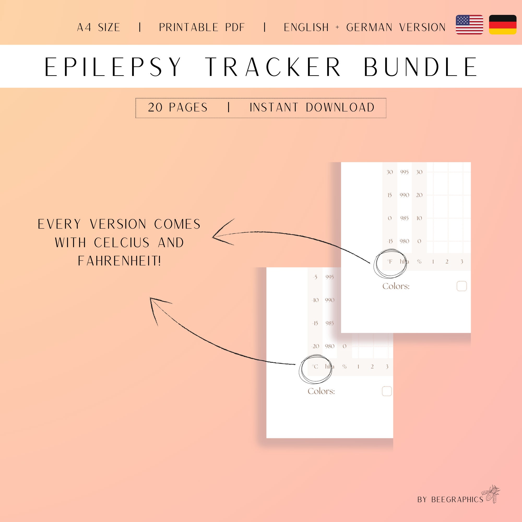 Epilepsy Tracker, Epilepsy Diary, Seizure Tracker, Seizure Diary ...