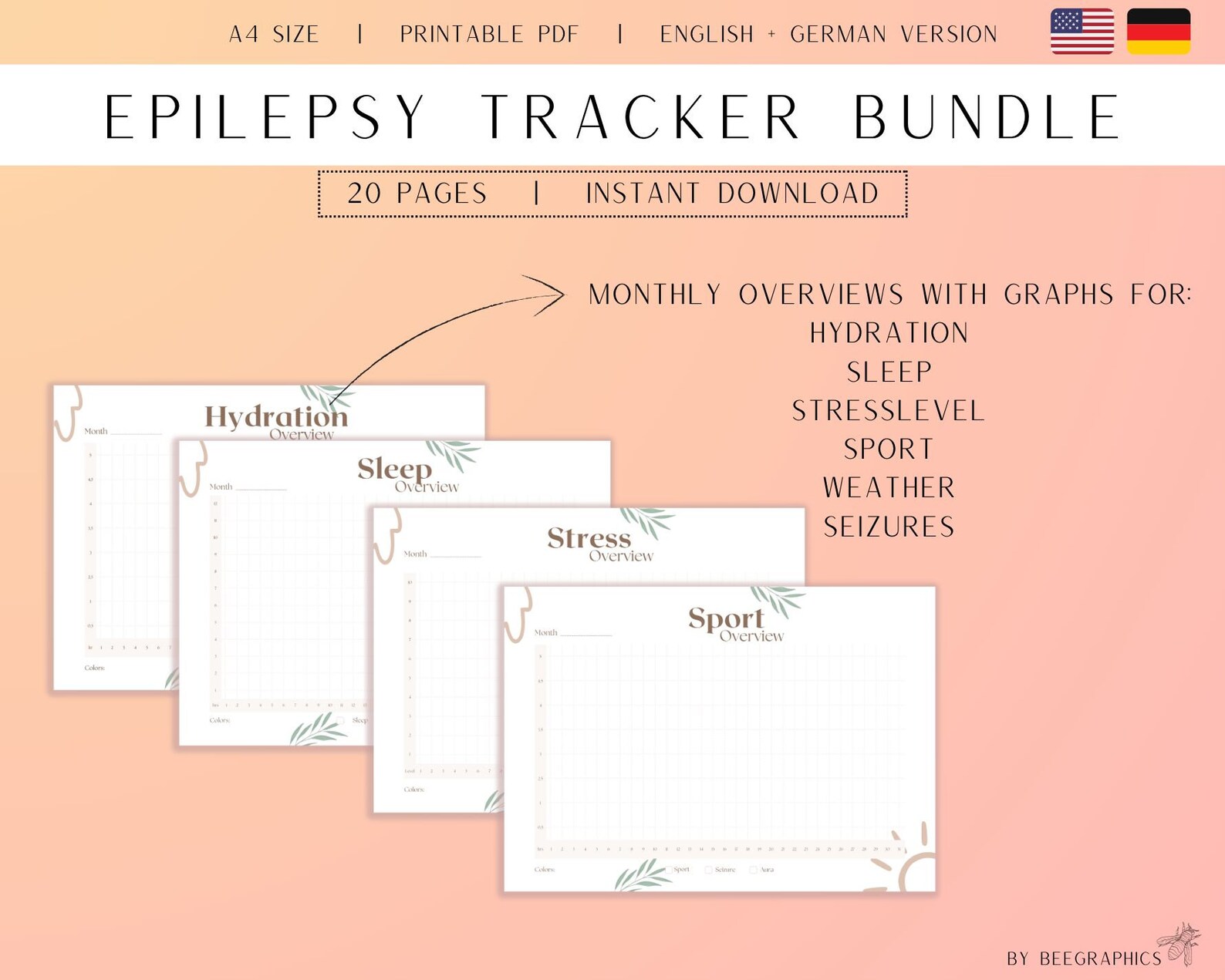 Epilepsy Tracker, Epilepsy Diary, Seizure Tracker, Seizure Diary ...