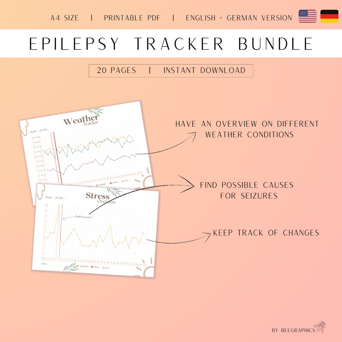 Epilepsy Tracker, Epilepsy Diary, Seizure Tracker, Seizure Diary ...