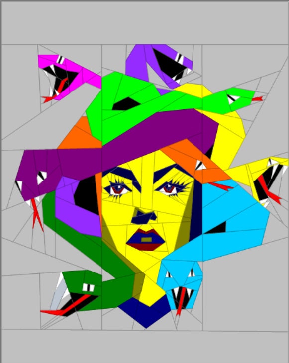 Medusa FPP Pattern - Etsy