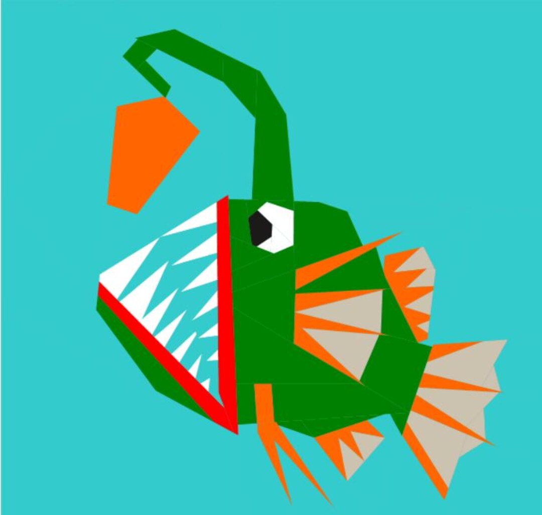 Angler Fish Pattern - Etsy