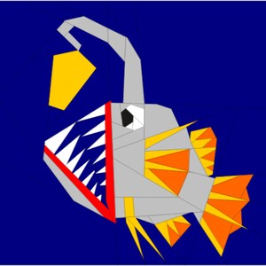 Angler Fish Pattern - Etsy